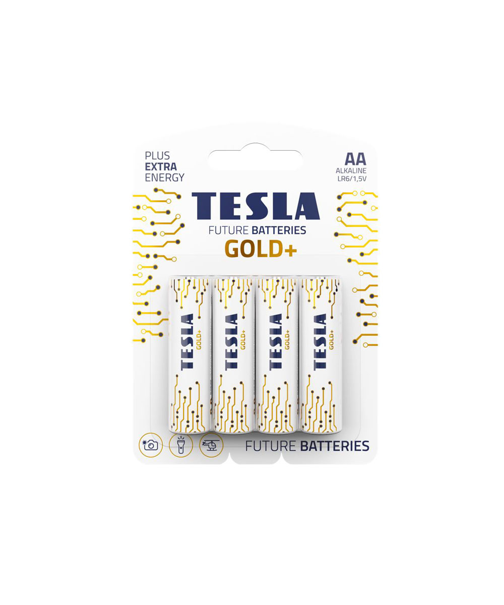TESLA DRY BATTERIES AA GOLD+ (Pack of 4) – United Trading and Distribution